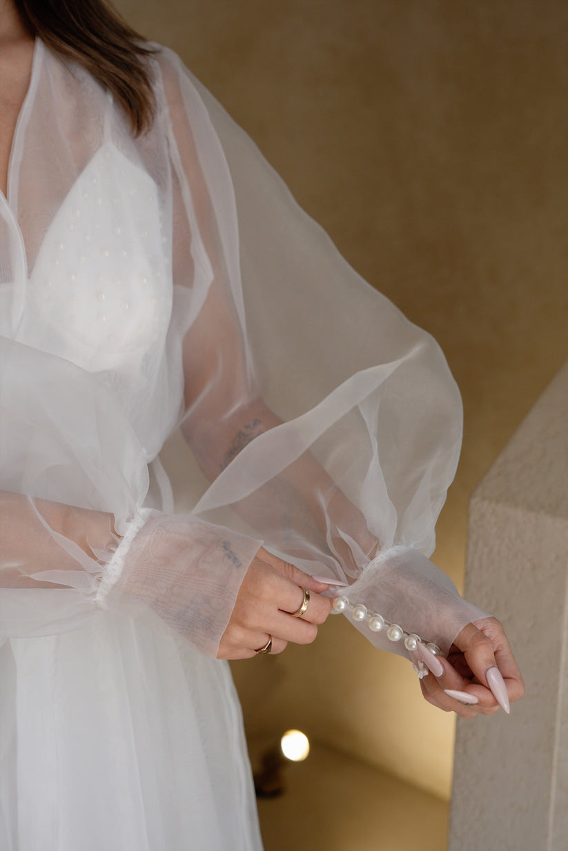 Mila Organza Bridal Robe | Shop for your Wedding Day – Bridal Favours